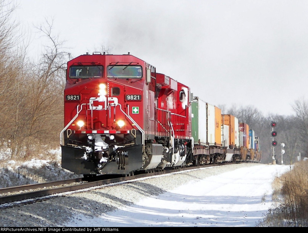 Westbound CP Train.